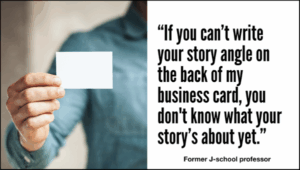 How to write a nut graf